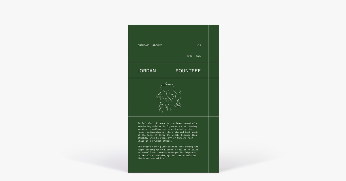 Publication: Jordan Rountree - CHTHONIC ARCHIVE N° 1, Epic Fail | Baert ...